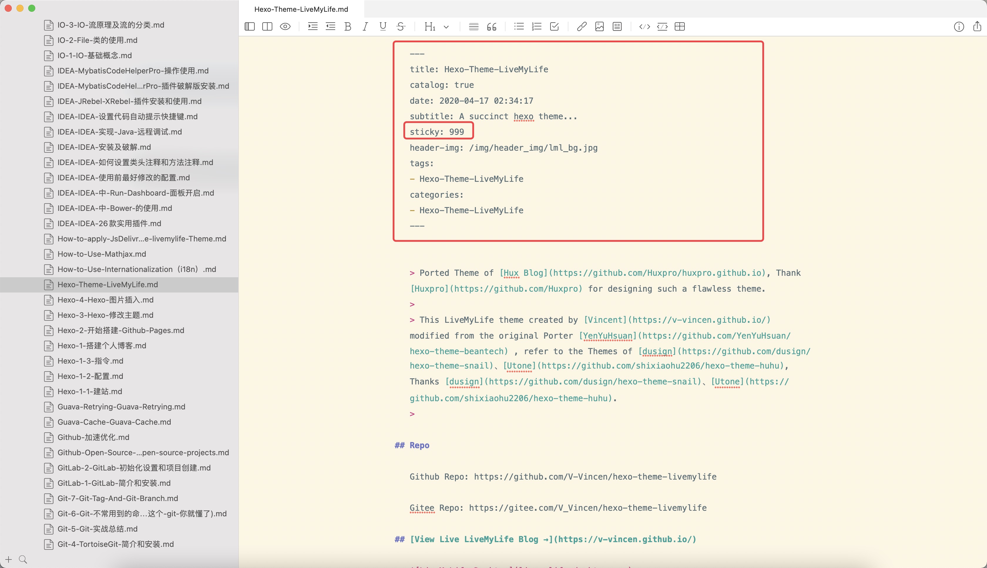 Hexo-Theme-LiveMyLife - either thin | or die